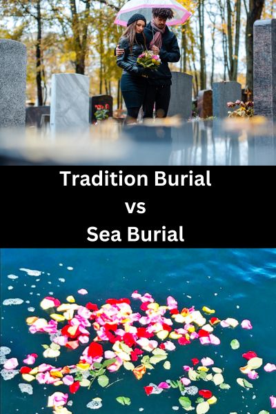 Traditional Burials vs Ash Scattering at Sea